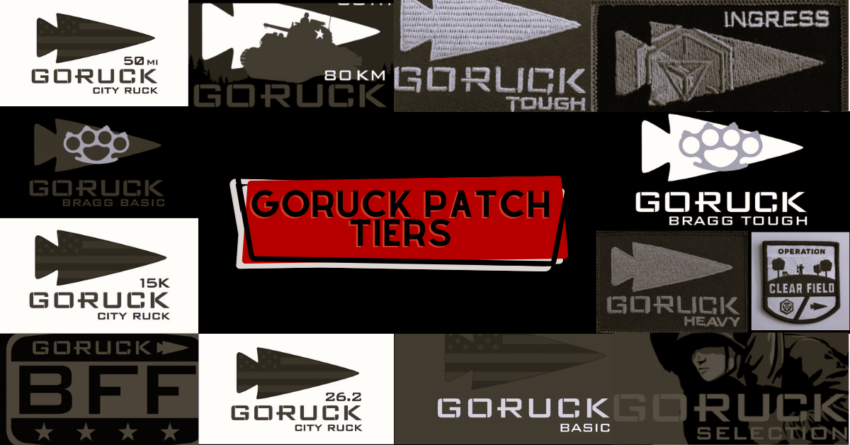 GORUCK Patches Ranked: Tiers A Through K | Garage Gym Revisited